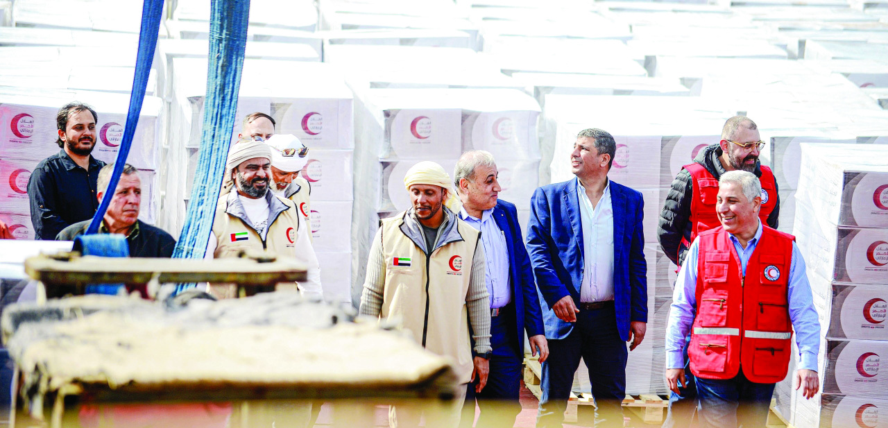 UAE aid ship arrives at Latakia Port carrying 1,000 tonnes of food ...