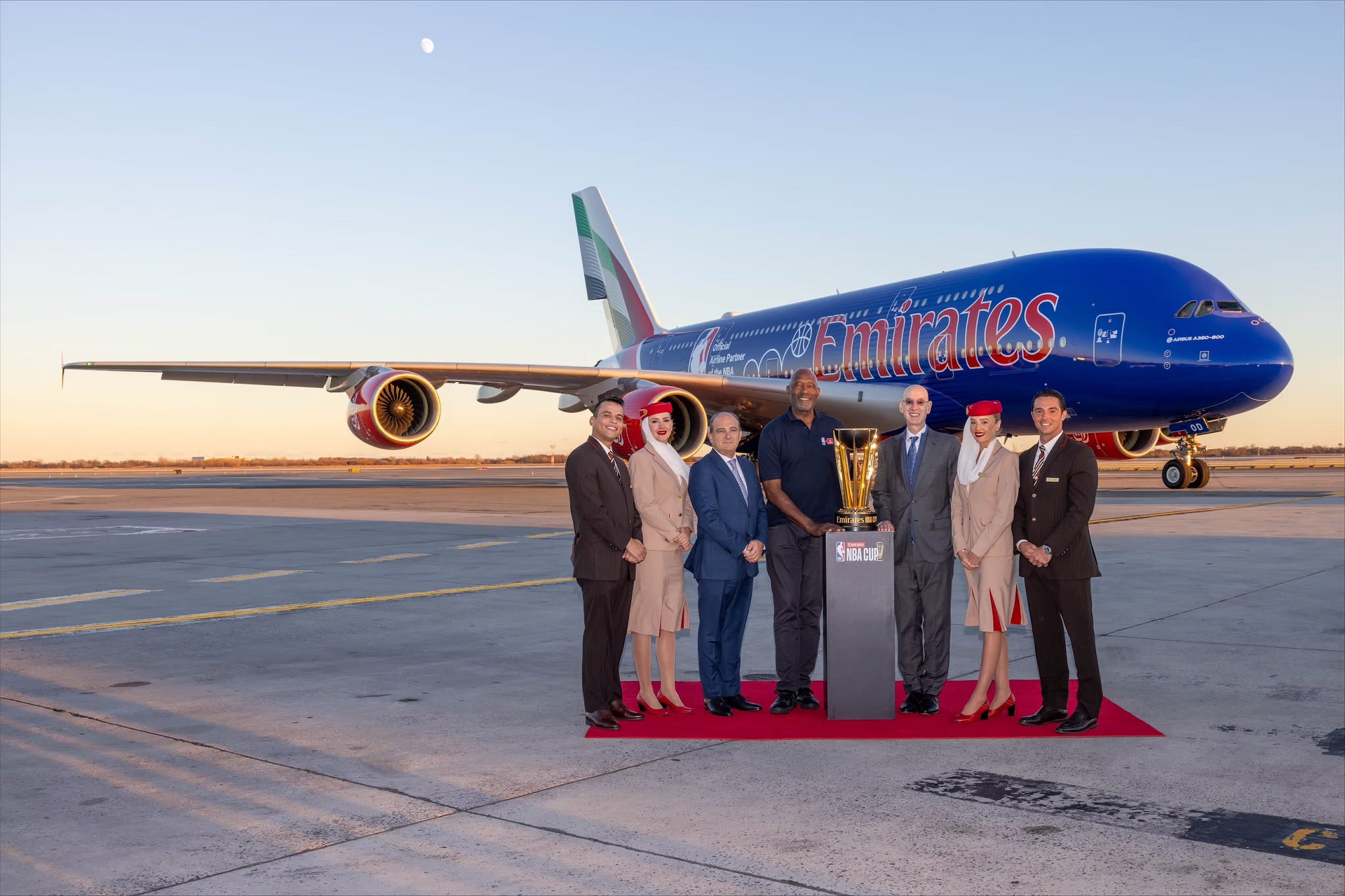 Emirates delivers NBA Cup to New York to mark the start of Emirates NBA ...